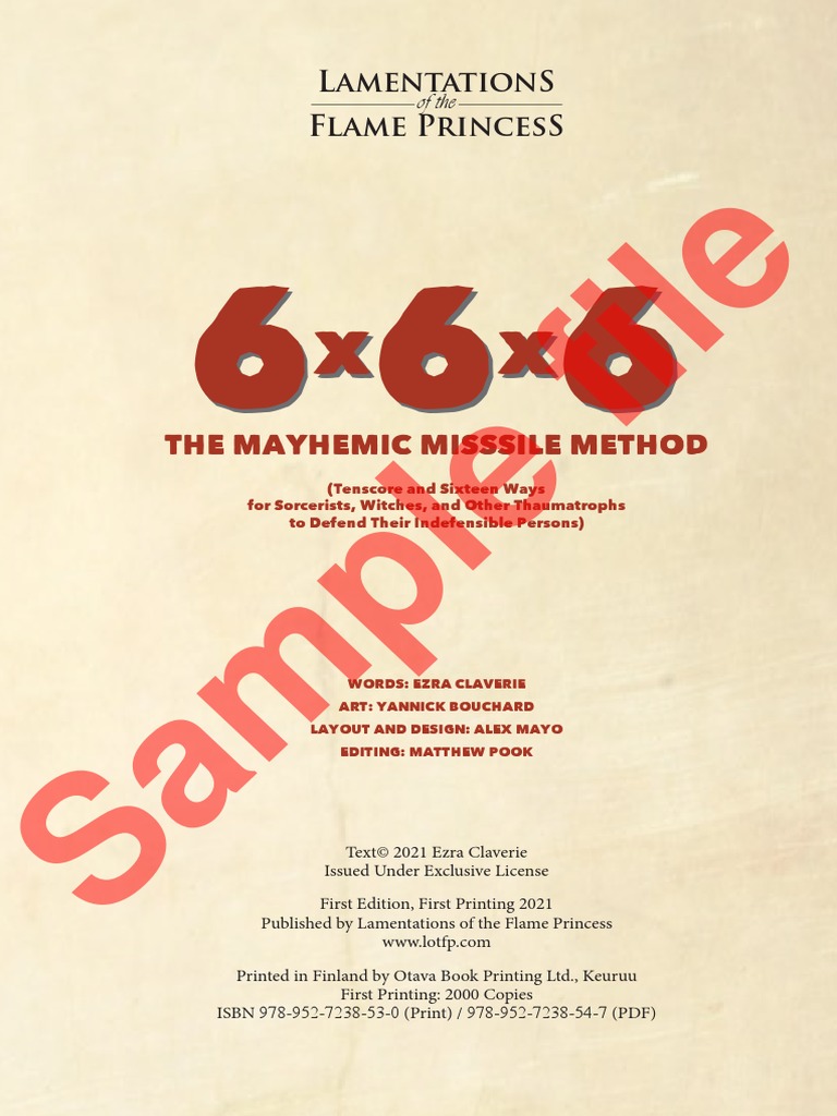 Sample | PDF | Tabletop Games | Gaming