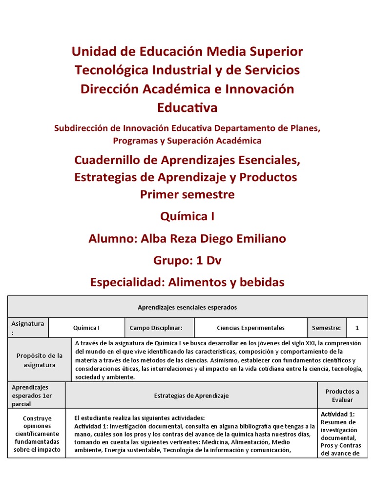 Cuadernillo De Quimica Version Remasterizada Pdf Enlace Covalente