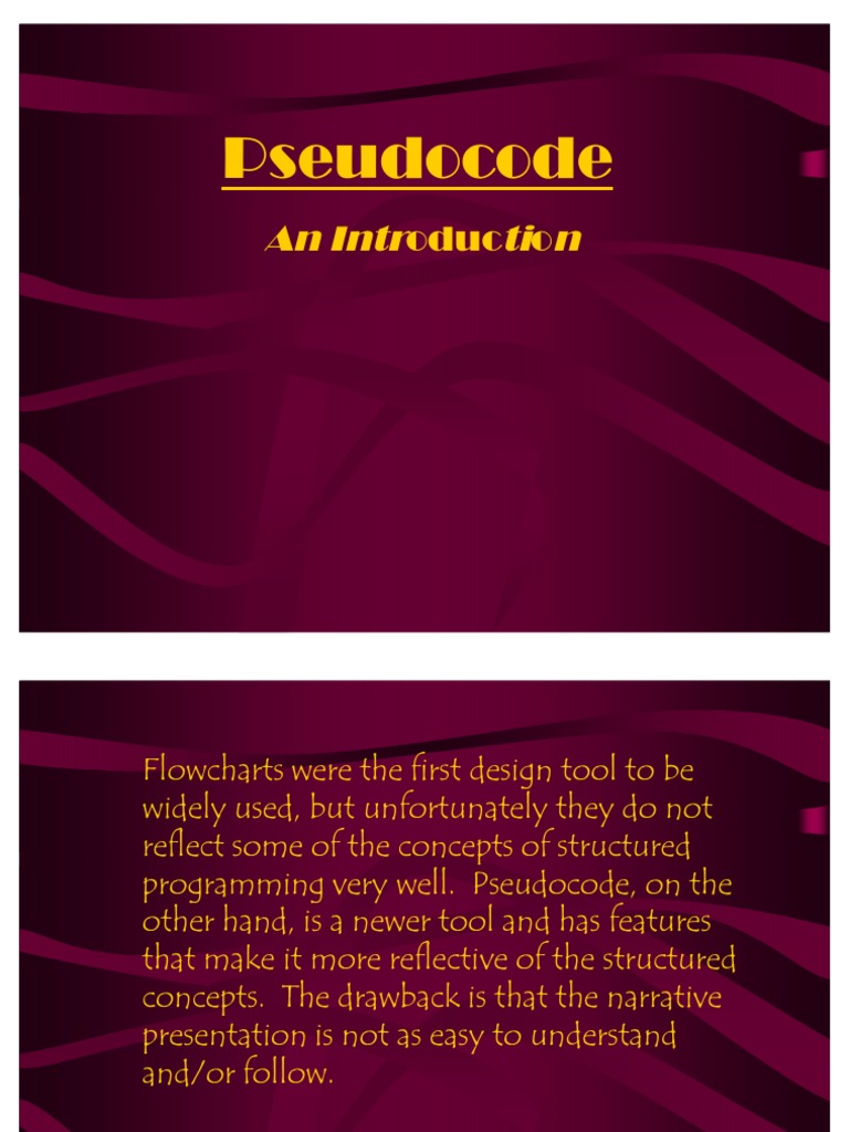 Pseudo Code Basics | PDF