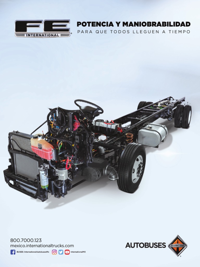 Chasis Autobus-52-asientos-FE | PDF | Tecnologías automotrices | Vehículos terrestres