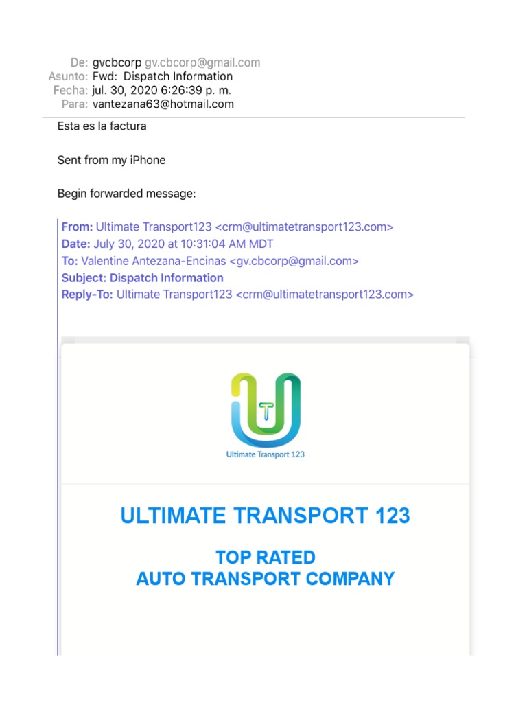 FWD Dispatch Information | PDF | Business | Finance & Money Management