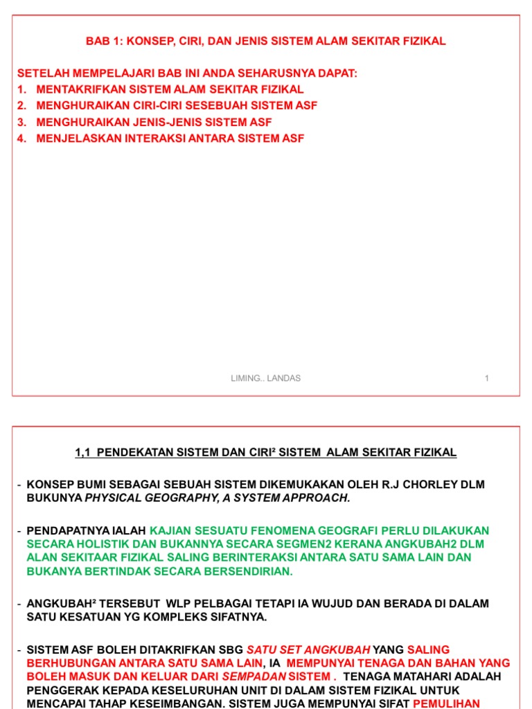 Konsep, Ciri, Dan Jenis Sistem Asf | PDF