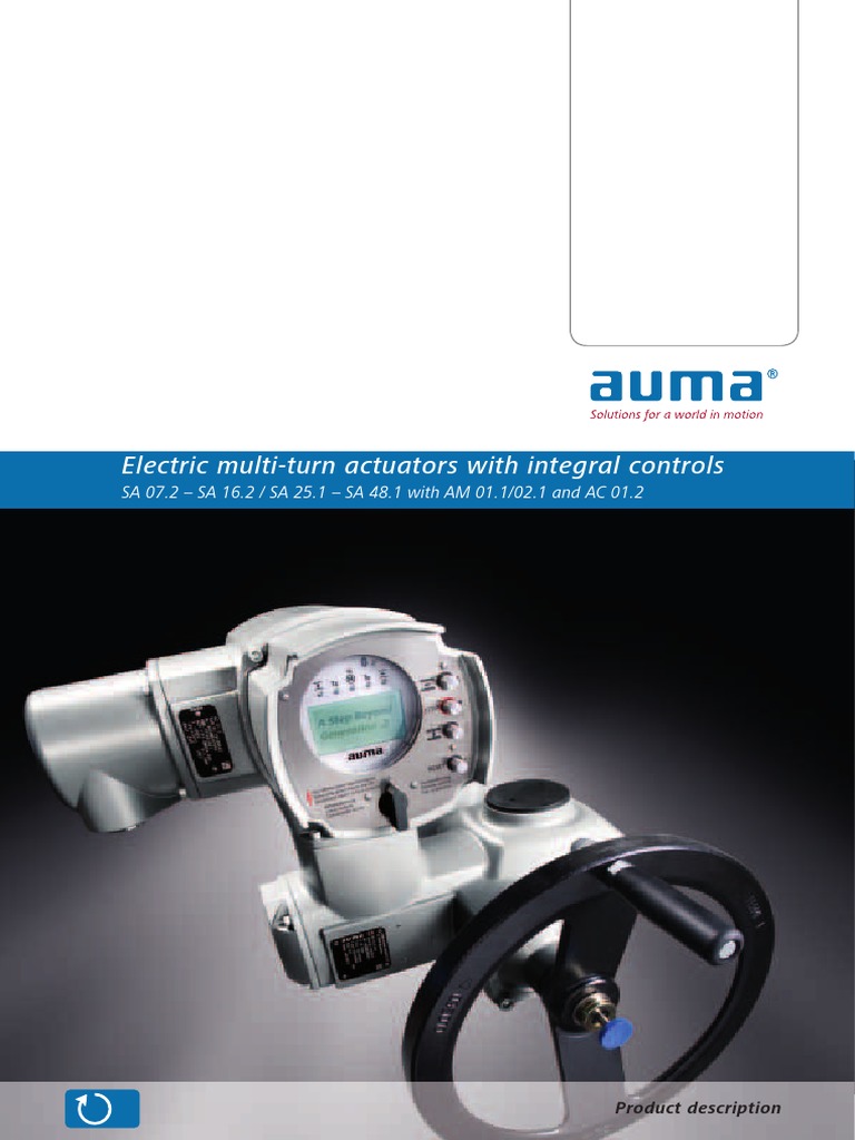 Auma Sa 07.2-Sa 16.2.... | PDF | Actuator | Computing