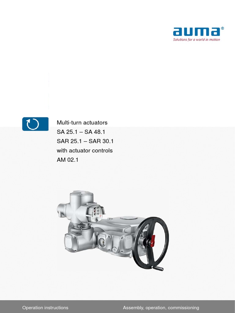 Auma Sa 25.1-Sa 48.1 | PDF | Electrical Connector | Actuator