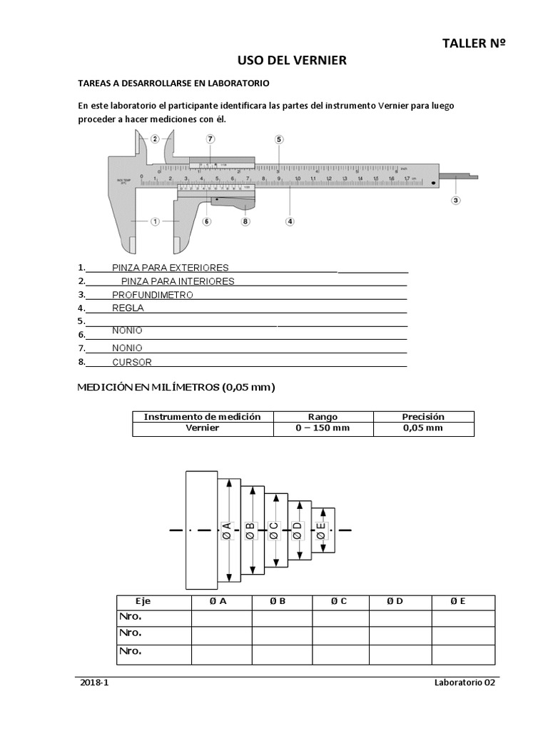 VERNIER | PDF | Metrología