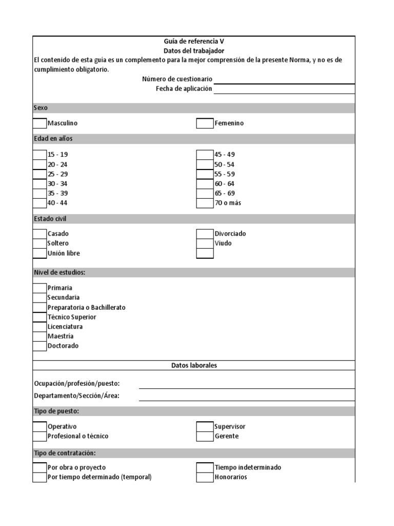 Guia-De-Referencia-5 NOM 35 | PDF