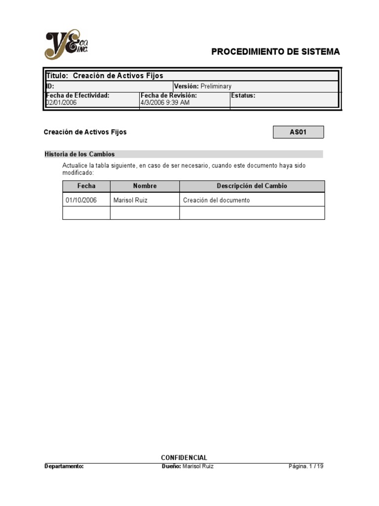 AS01 - Creación de Activos Fijos | PDF | Economía Financiera | Economias AS01 - Creación de Activos Fijos | PDF | Economía Financiera | Economias