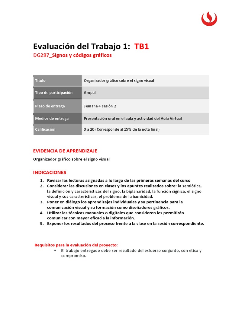Rúbrica - Ficha Actividad - TB1 | PDF | Evaluación | Rúbrica (Académica)