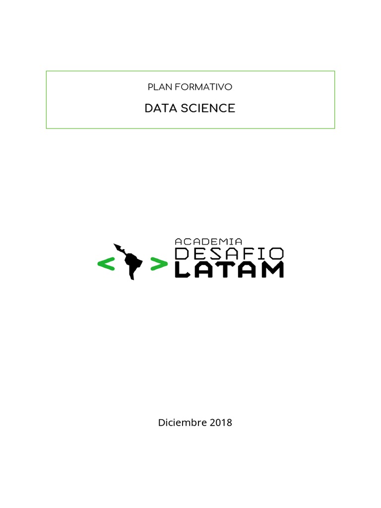 Plan Formativo Data Science | PDF | Análisis de regresión | Aprendizaje automático