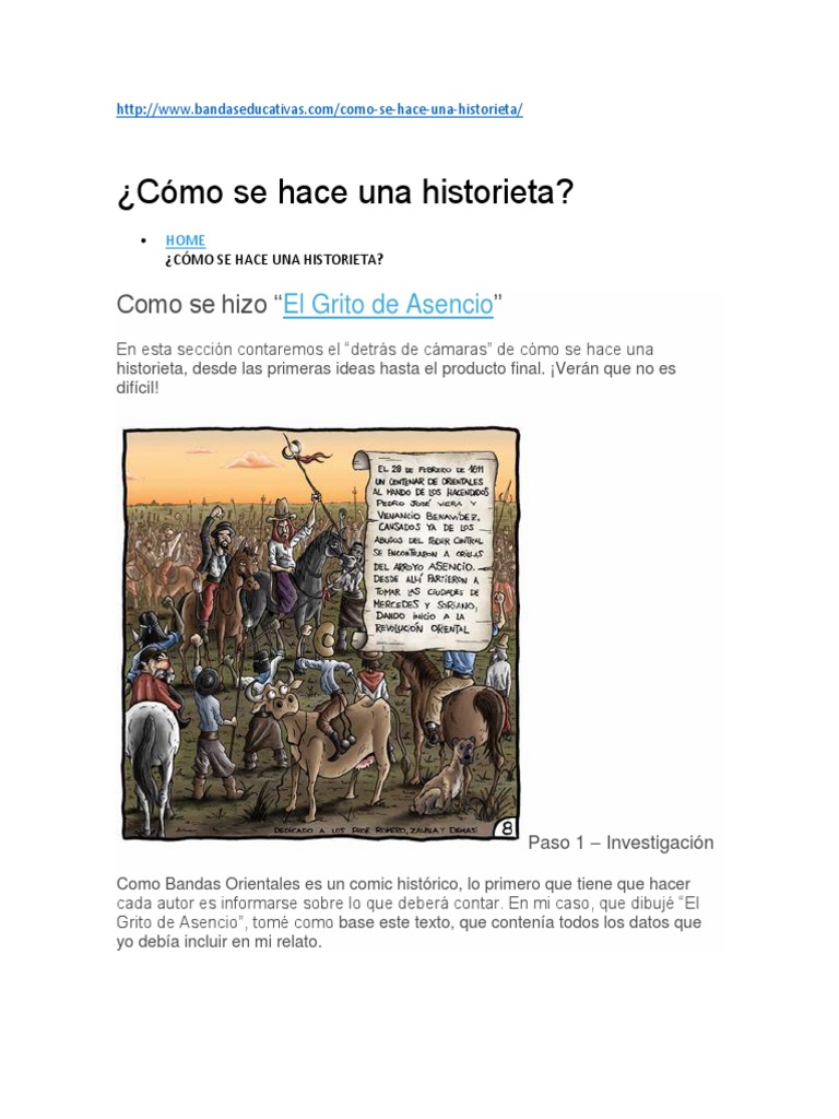 ¿Cómo Se Hace Una Historieta? | PDF | Cómics | Color