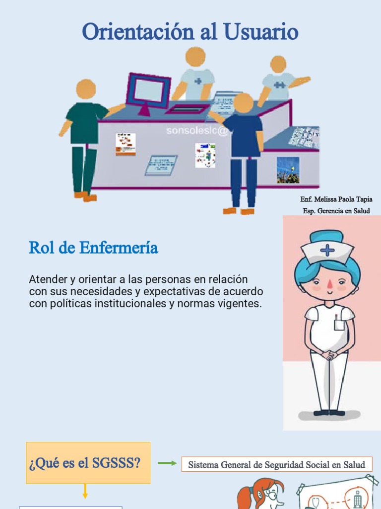 Orientación Al Usuario | PDF | Ciencias de la Salud