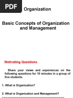 Organization Theory Chapter-1 | PDF | System | Organizational Behavior