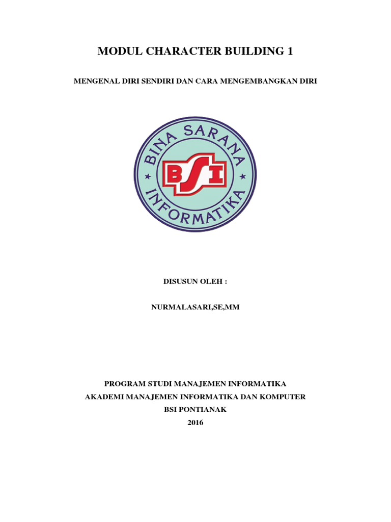 Modul Character Building 1 Fix | PDF