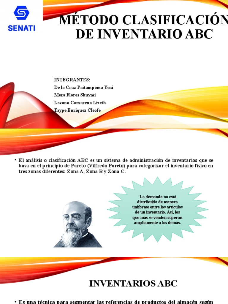Método Clasificación de Inventario ABC | PDF | Inventario | Almacén