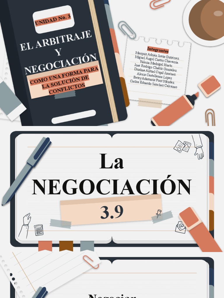Arbitraje y Negociación en Conflictos | PDF | Negociación