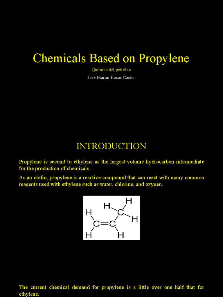 08.-Quimicos Basados en Propileno | PDF