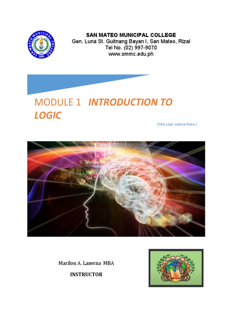 Module 1 | PDF | Logic | Reason