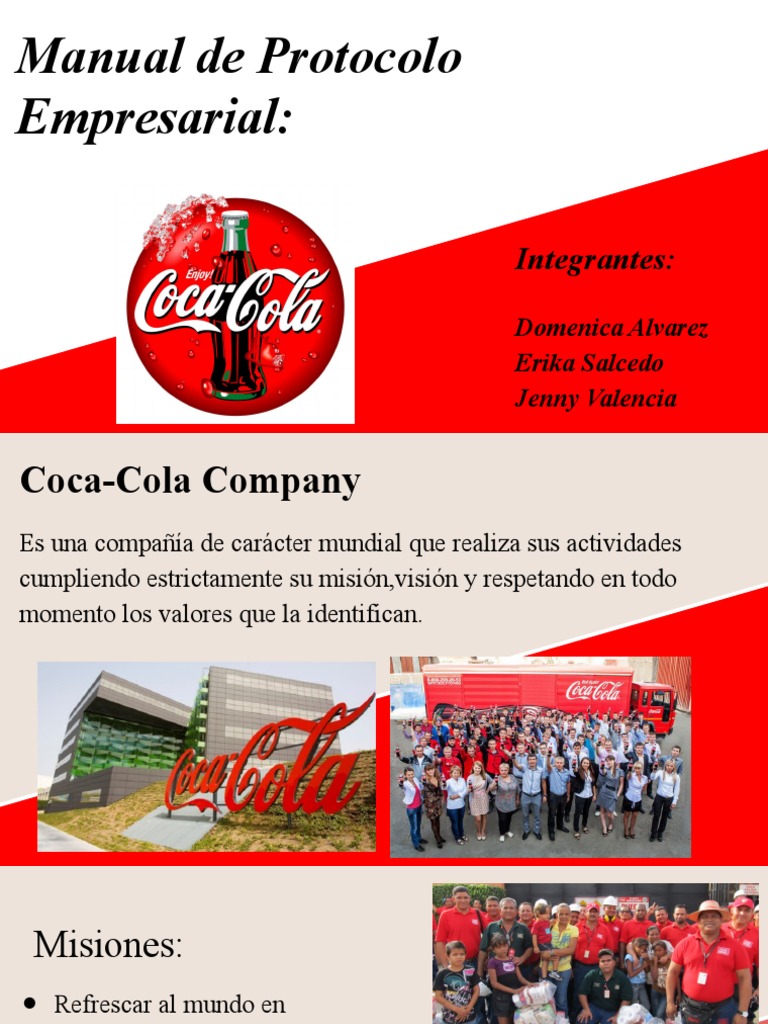 Manual de Protocolo Empresarial | PDF | Coca Cola | Business