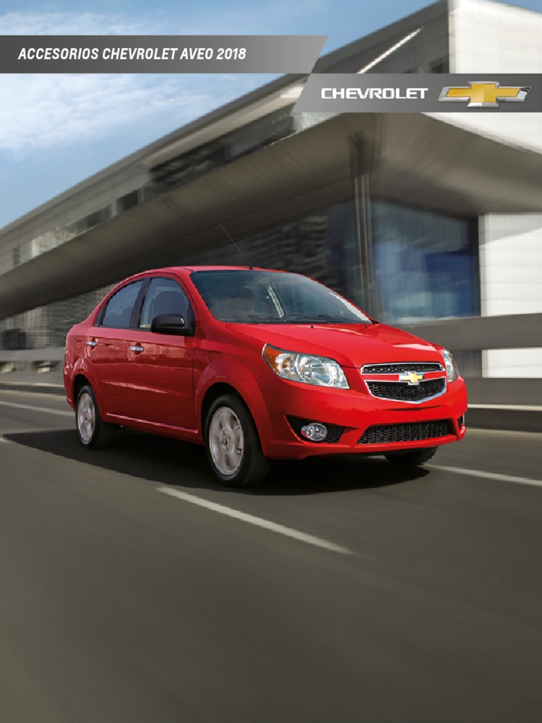 Accesorios Chevrolet Aveo 2018 | PDF | Industria automotriz | Coche