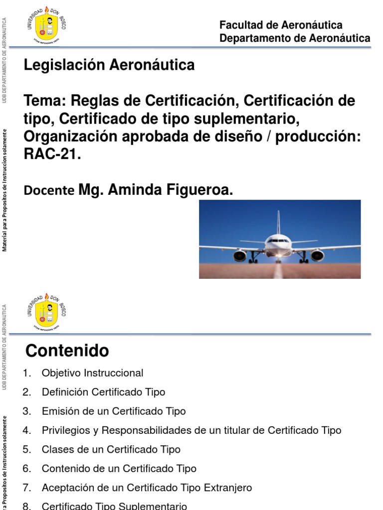 Tema 2 - Certificados de Aeronave | PDF | Transporte | Aviación