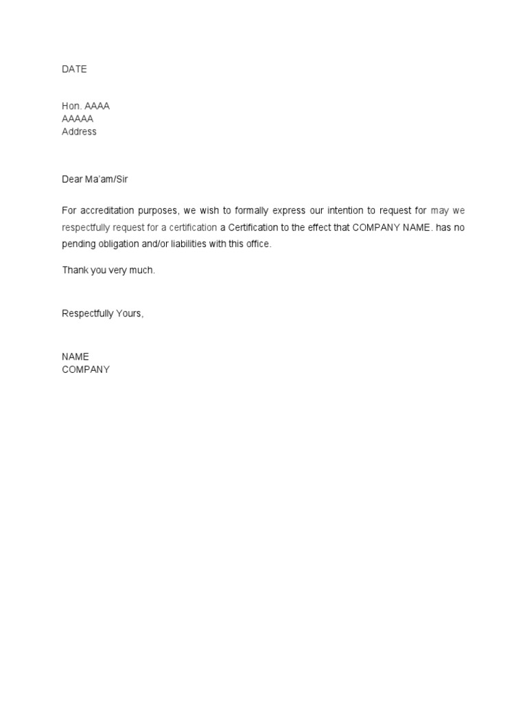 Letter of Intent - NLRC | PDF