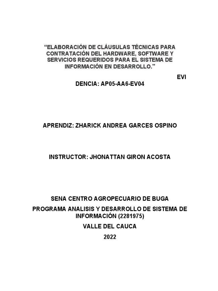 Ap05 Aa6 Ev04 | PDF | Software | Bases de datos