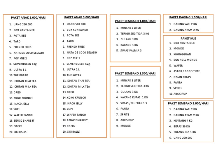 Brosur Bu Erni | Download Free PDF | Foods | Cuisine