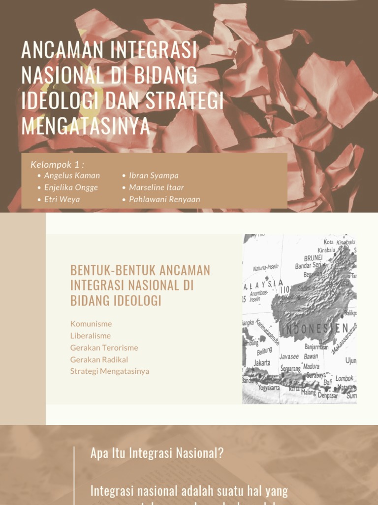Ancaman Integrasi Nasional Di Bidang Ideologi Dan Cara Mengatasinya Pdf 