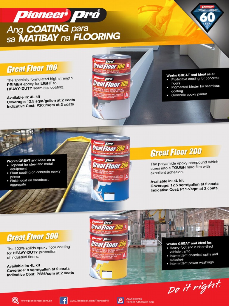 Pioneer Pro Epoxy Floor Coating | PDF