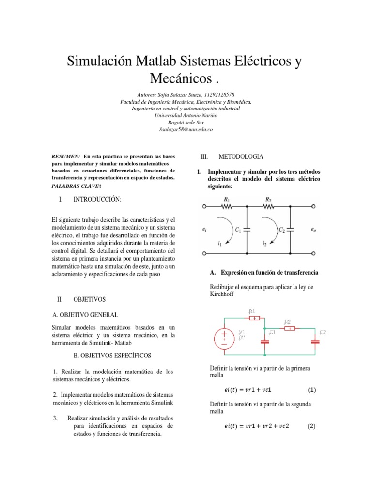 Control Digital Simulacion Matlab | PDF | Simulación | Ecuaciones