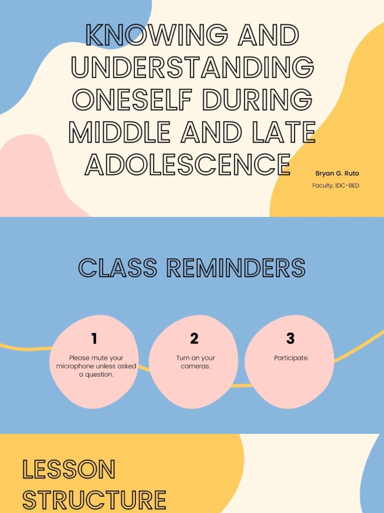 Week 1 - Knowing and Understading Oneself | PDF | Self Concept | Self ...