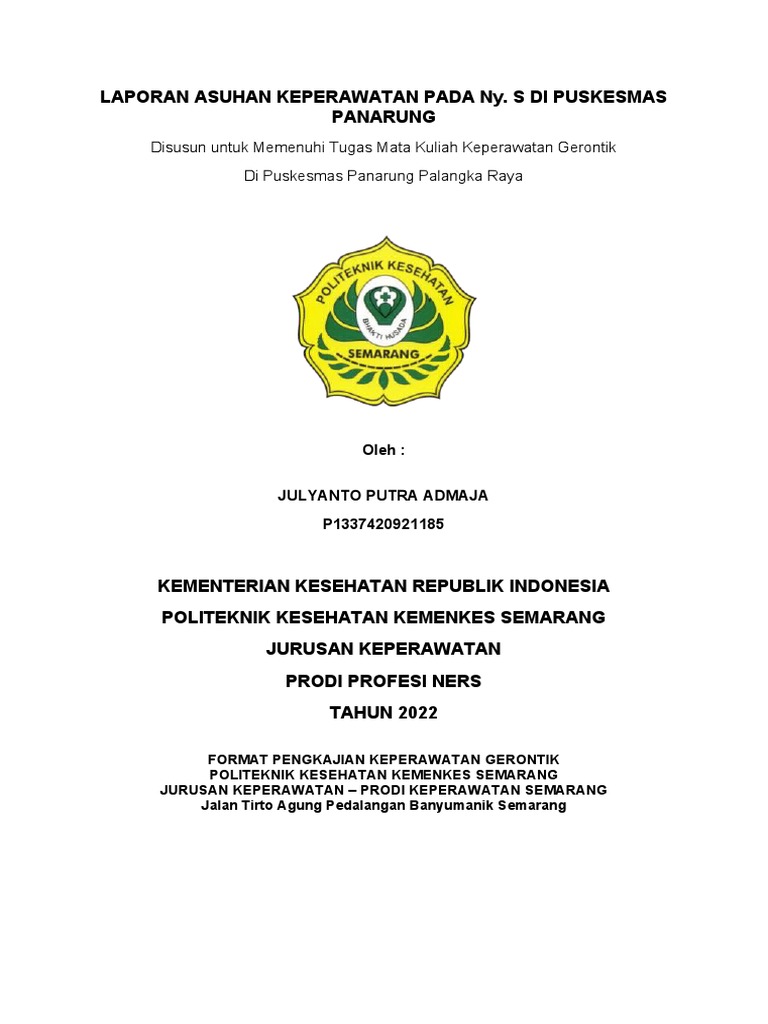 Laporan Asuhan Keperawatan | PDF