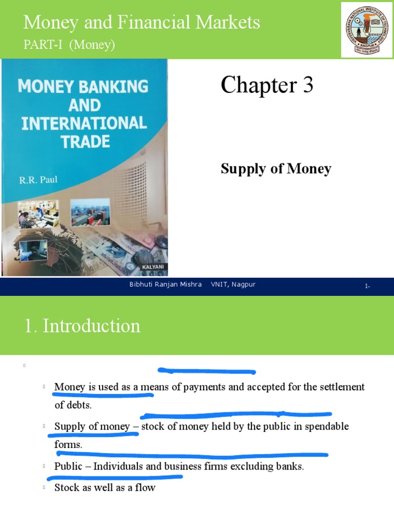 MFM Chap-03 | PDF | Money | Money Supply