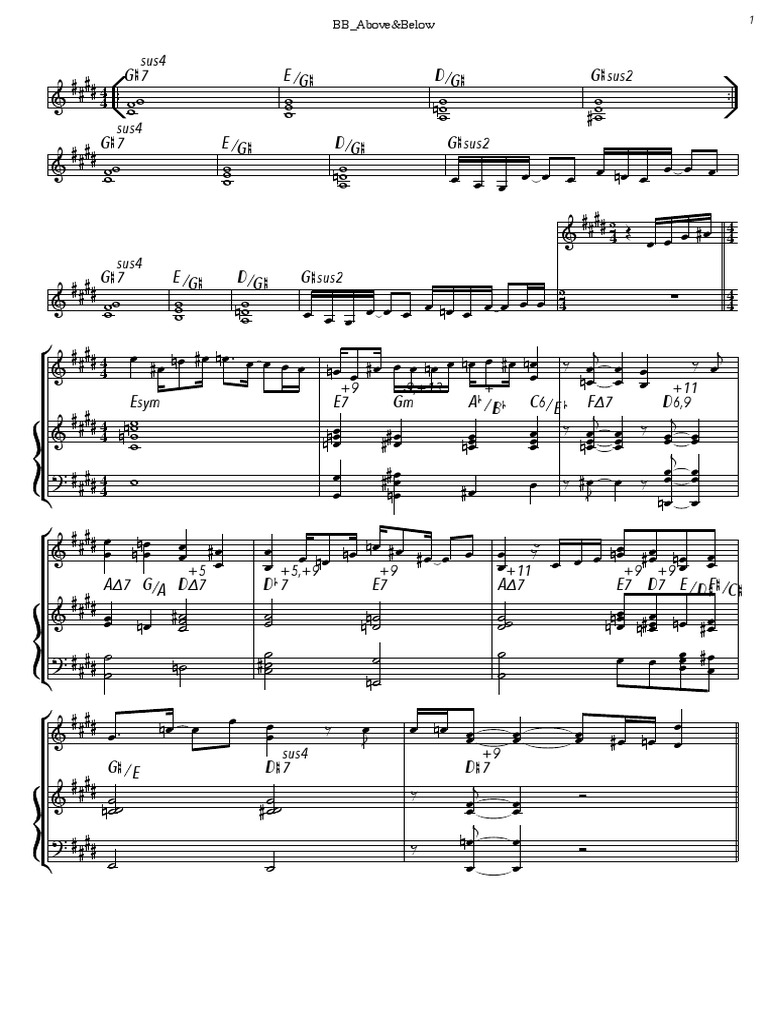 Brecker Bros - Above and Below | PDF