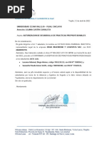 Oficio Practicas Preprofesionales | PDF