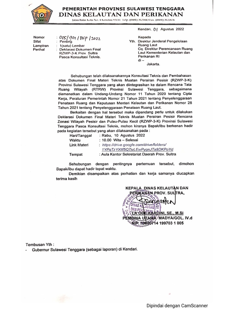 Surat Deklarasi Dokumen Final | PDF