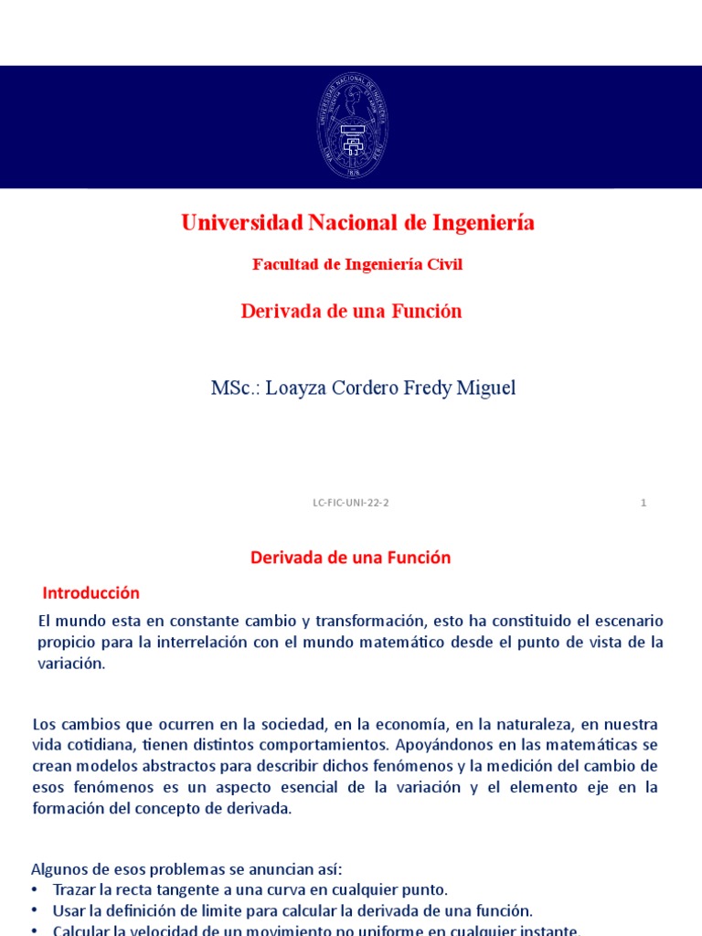 Derivadas 2022-2 | PDF | Derivado | Velocidad