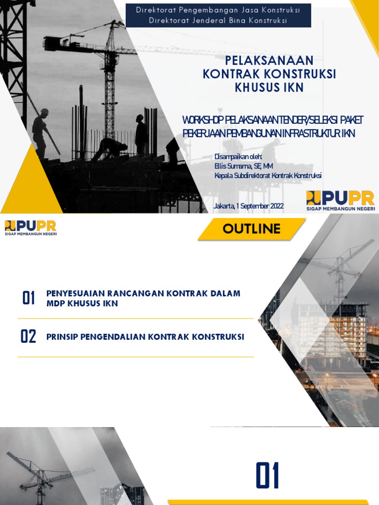 Penyesuaian Kontrak Infrastruktur IKN | PDF
