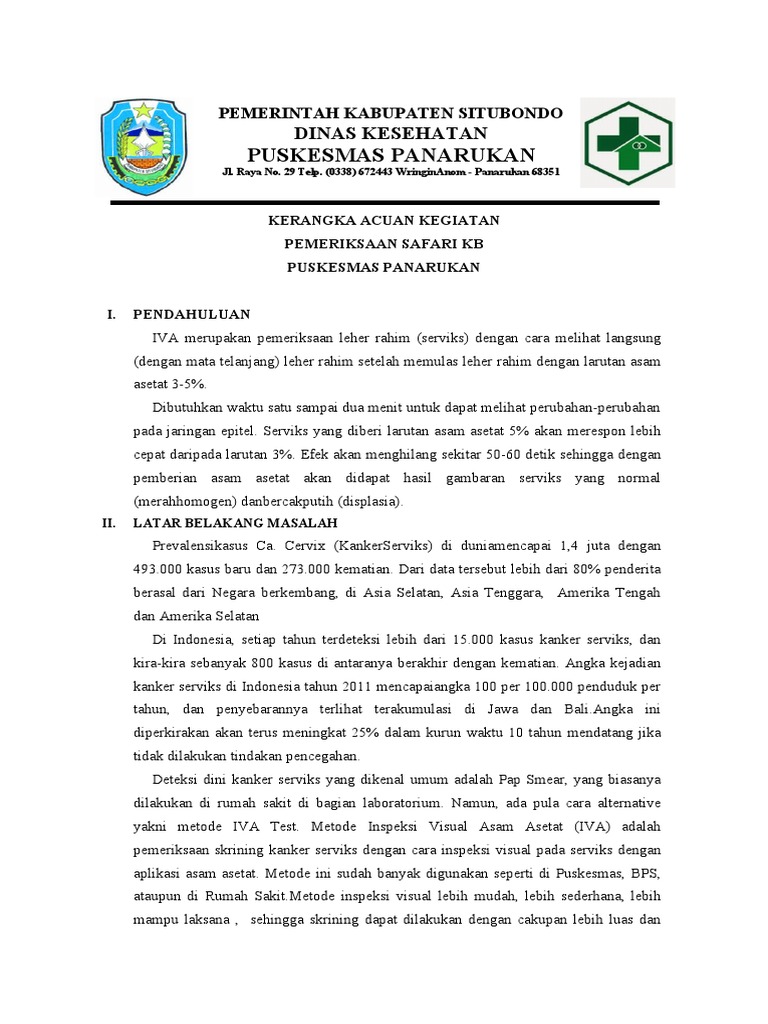 KAK Safari KB Revisi | PDF