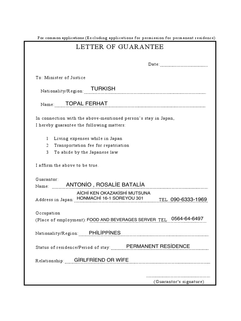 letter-of-guarantee | PDF