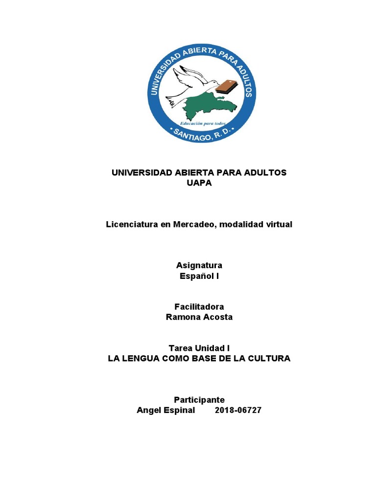 Tarea 2 Unidad 2 Español | PDF | Lingüística | Comunicación