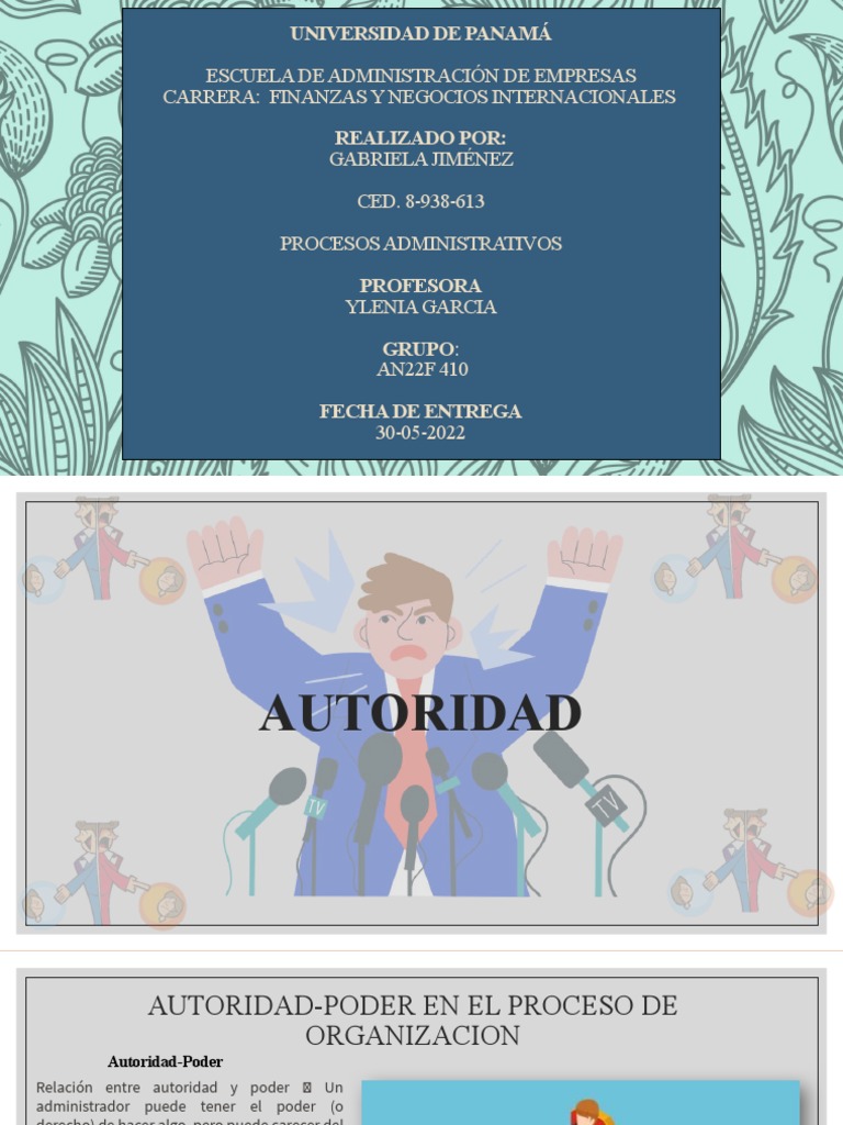 Autoridad y Poder | PDF