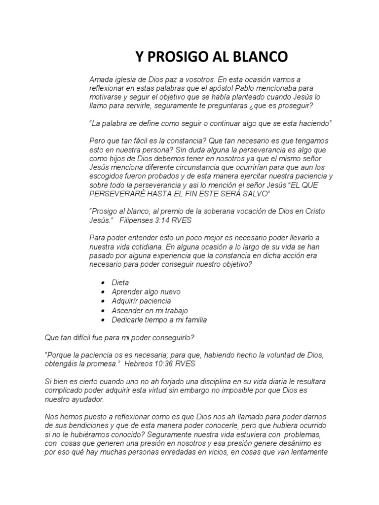 Prosigo Al Blanco | Descargar gratis PDF | Cristo (título) | Jesús