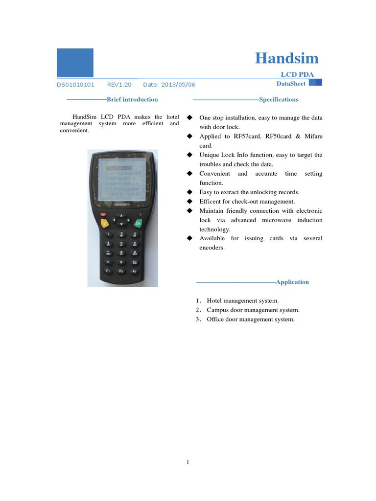 PDA Device User Manual | PDF | Personal Digital Assistant | Personal Computers