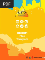 BDRRM Plan Template - Filipino Edited | PDF