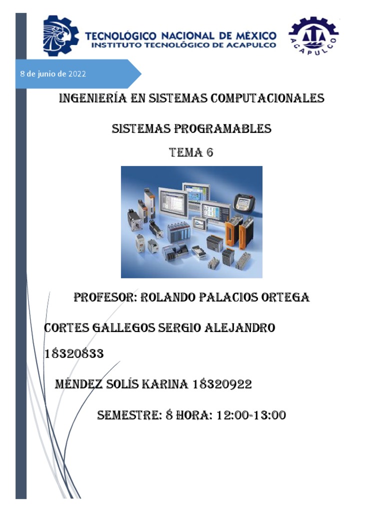 Sistemas Programables | PDF | Adquisición de datos | Electrónica