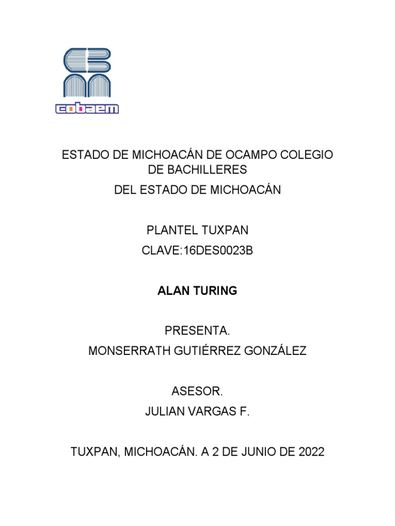 Alan Turing | PDF | Alan Turing | Science