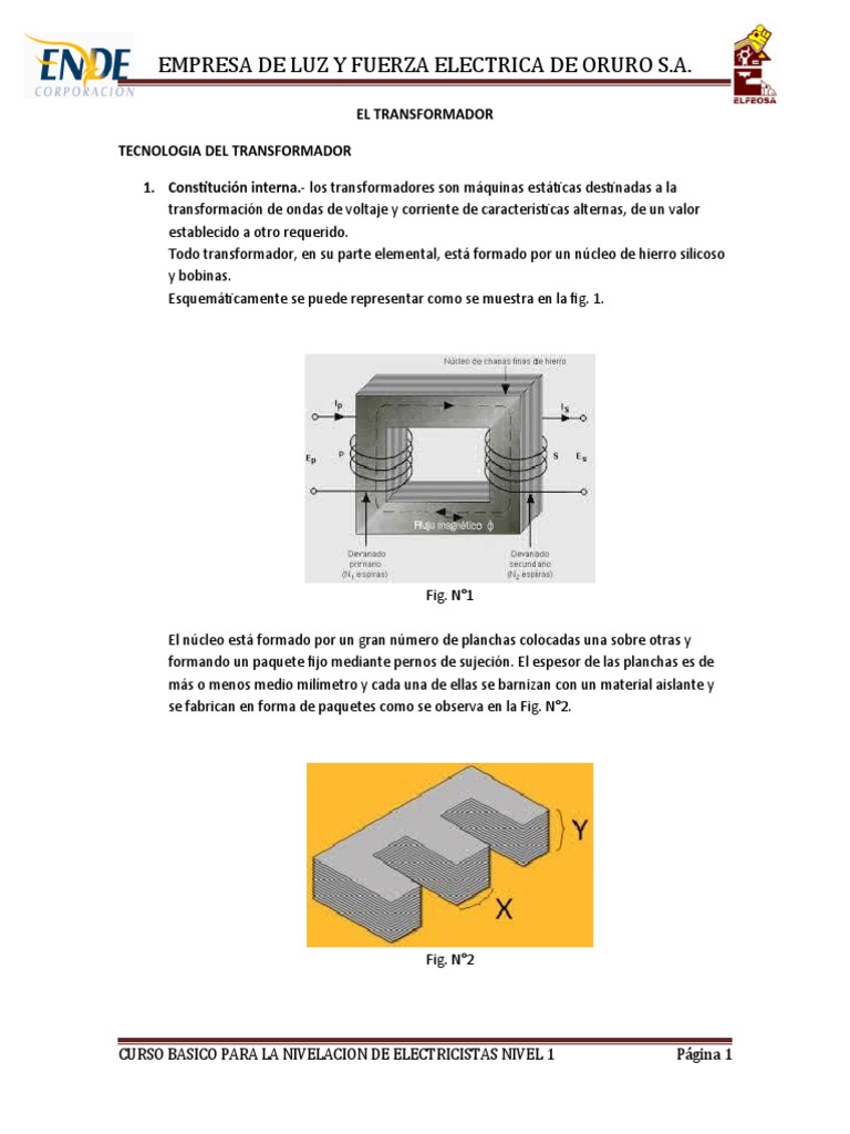 El Transformador | PDF | Transformador | Inductor