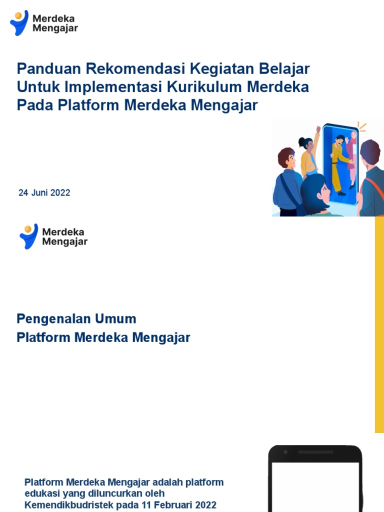 Materi PMM, Belajar ID, Dashbord - in 0822 | PDF