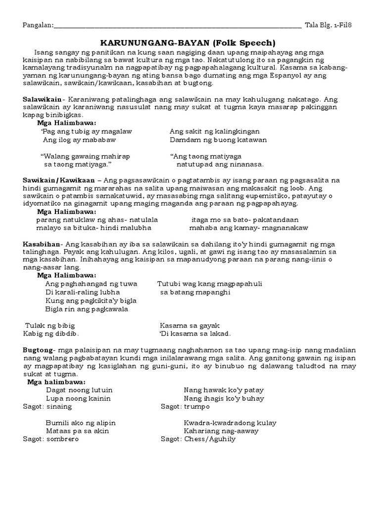 Grade 8-NOTEs 1 | PDF